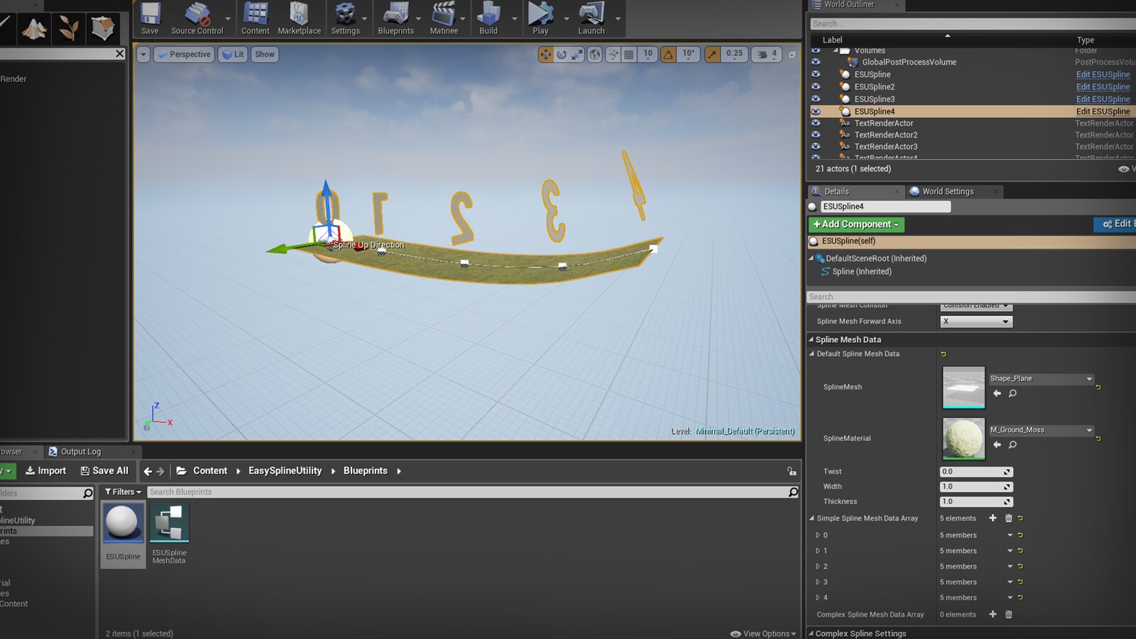 Easy Spline Utility in Blueprints - UE Marketplace