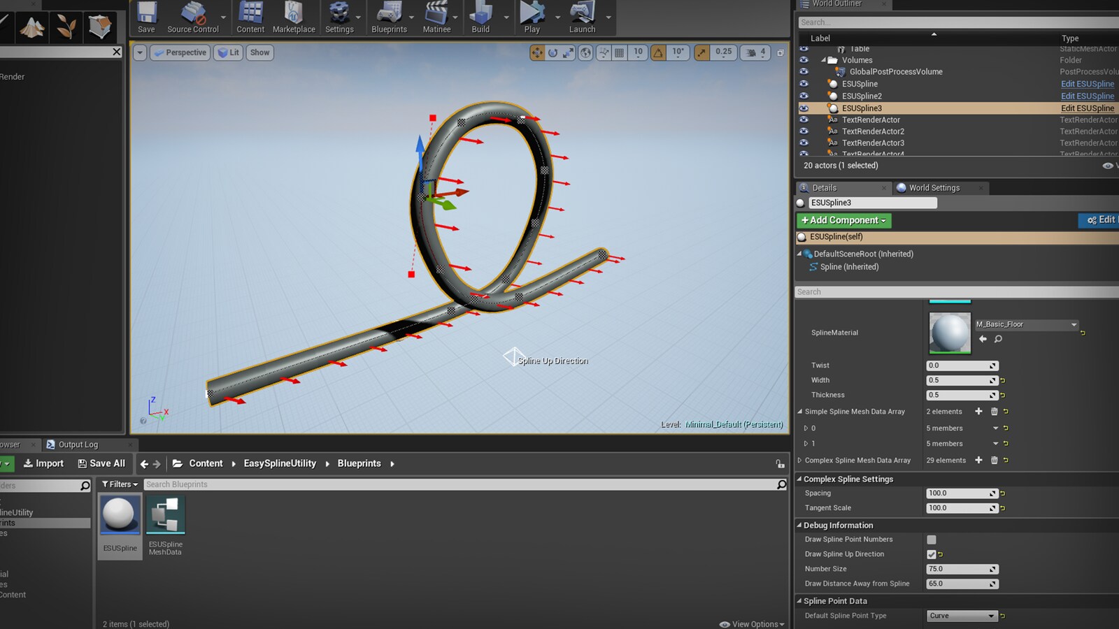 Easy Spline Utility in Blueprints - UE Marketplace