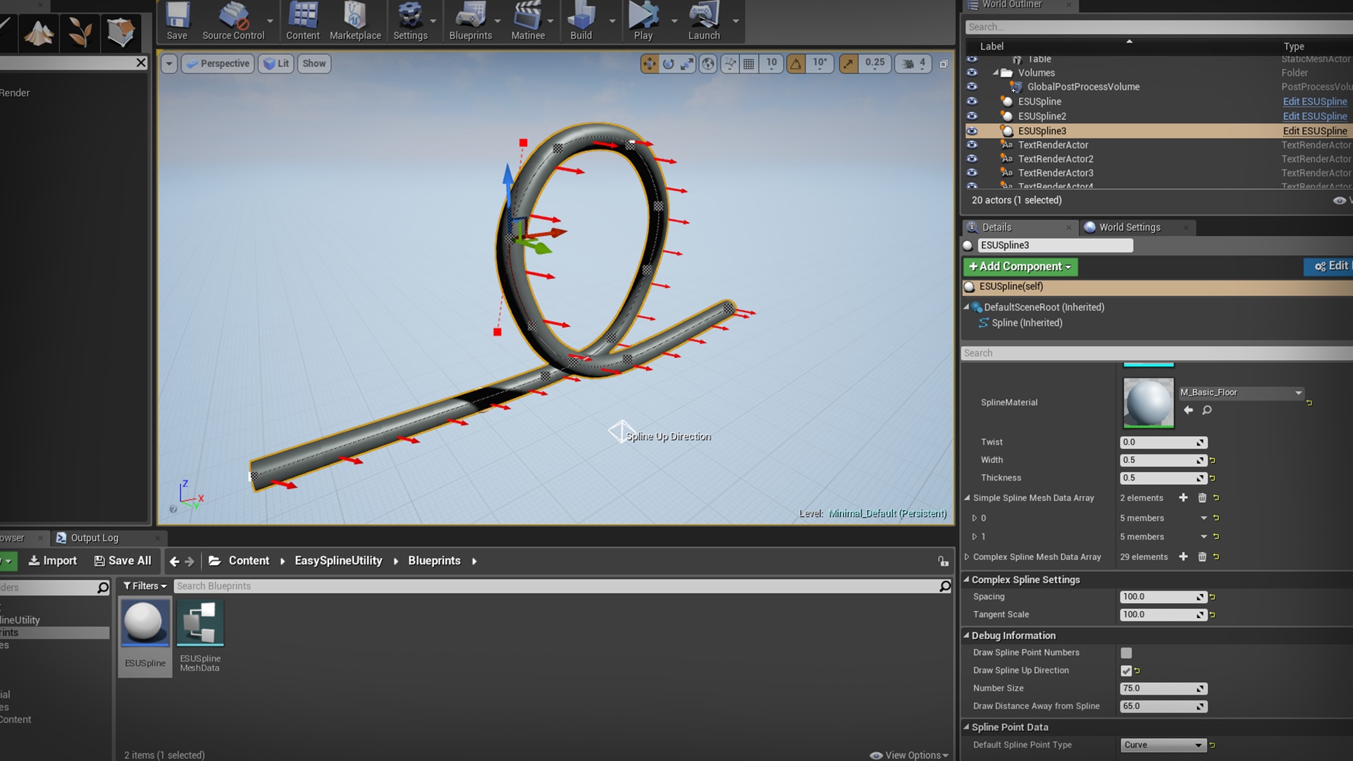 Easy Spline Utility in Blueprints - UE Marketplace