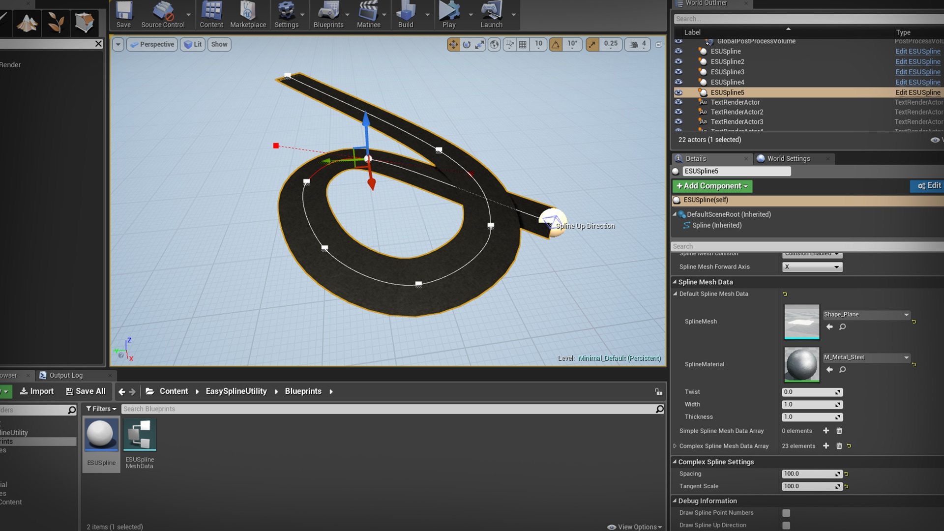Easy Spline Utility in Blueprints - UE Marketplace