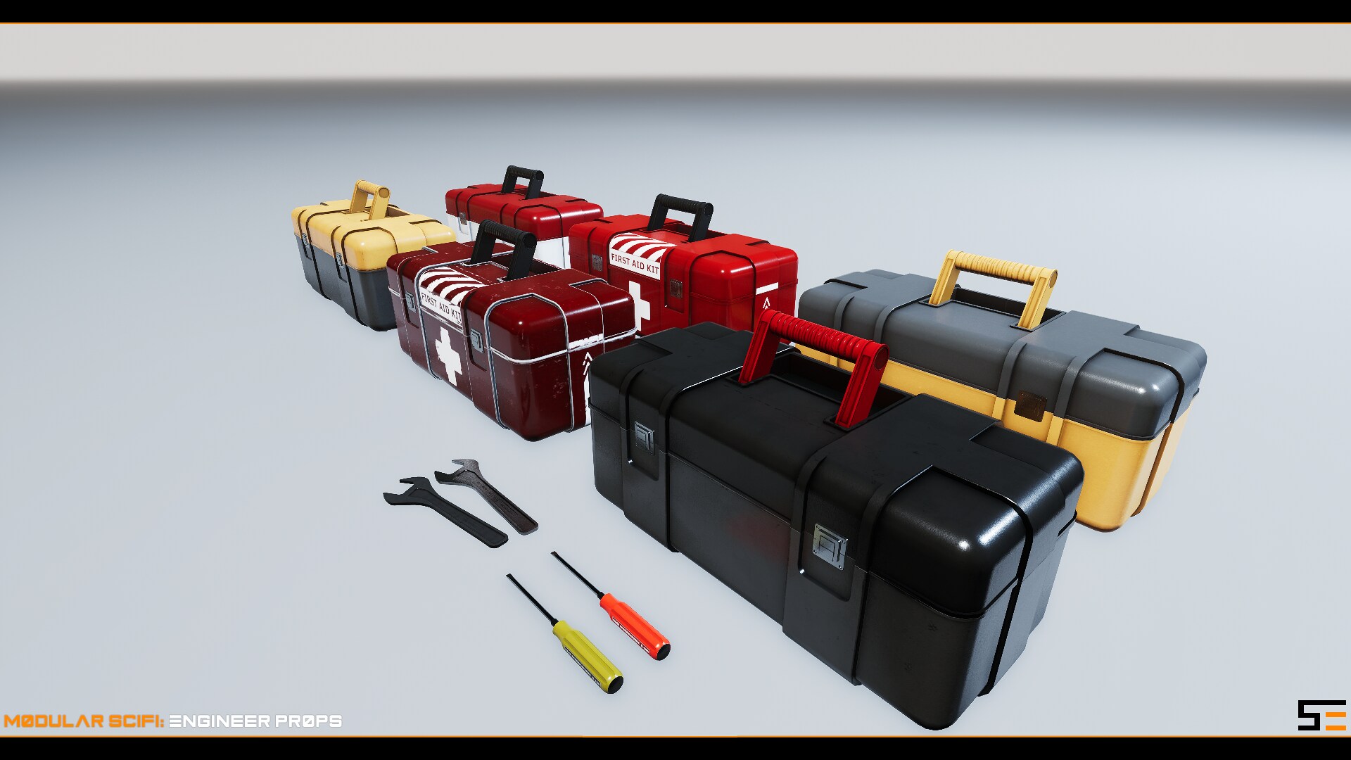 Modular SciFi Engineer Props in Props - UE Marketplace