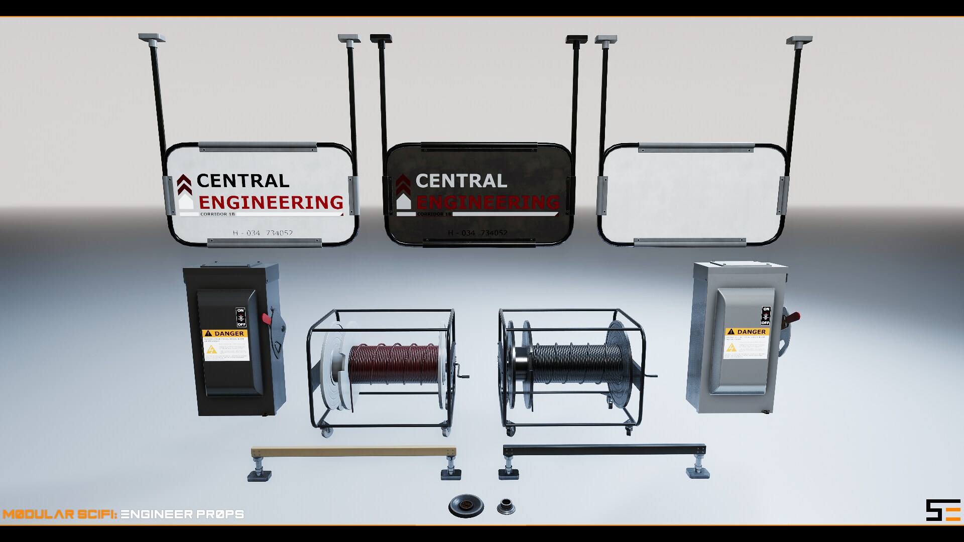 Modular SciFi Engineer Props in Props - UE Marketplace