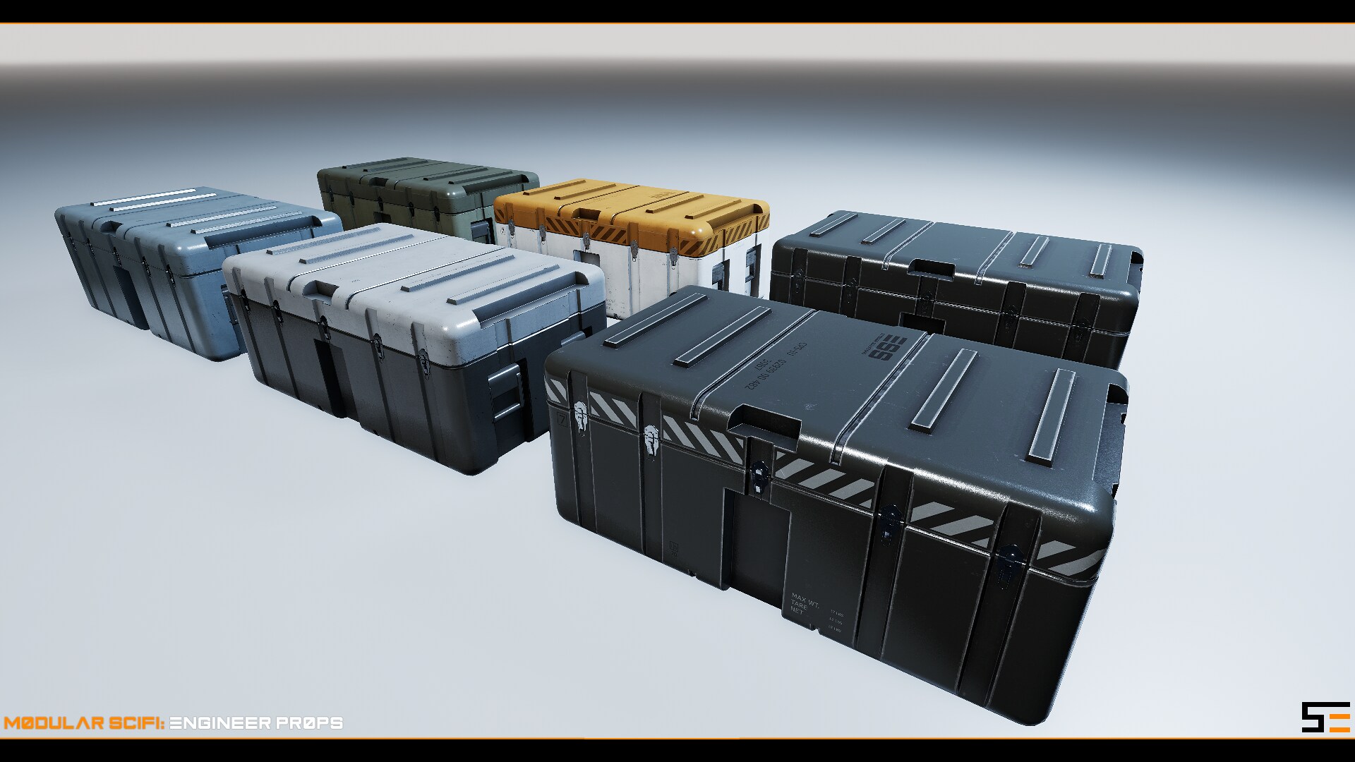 Modular SciFi Engineer Props in Props - UE Marketplace