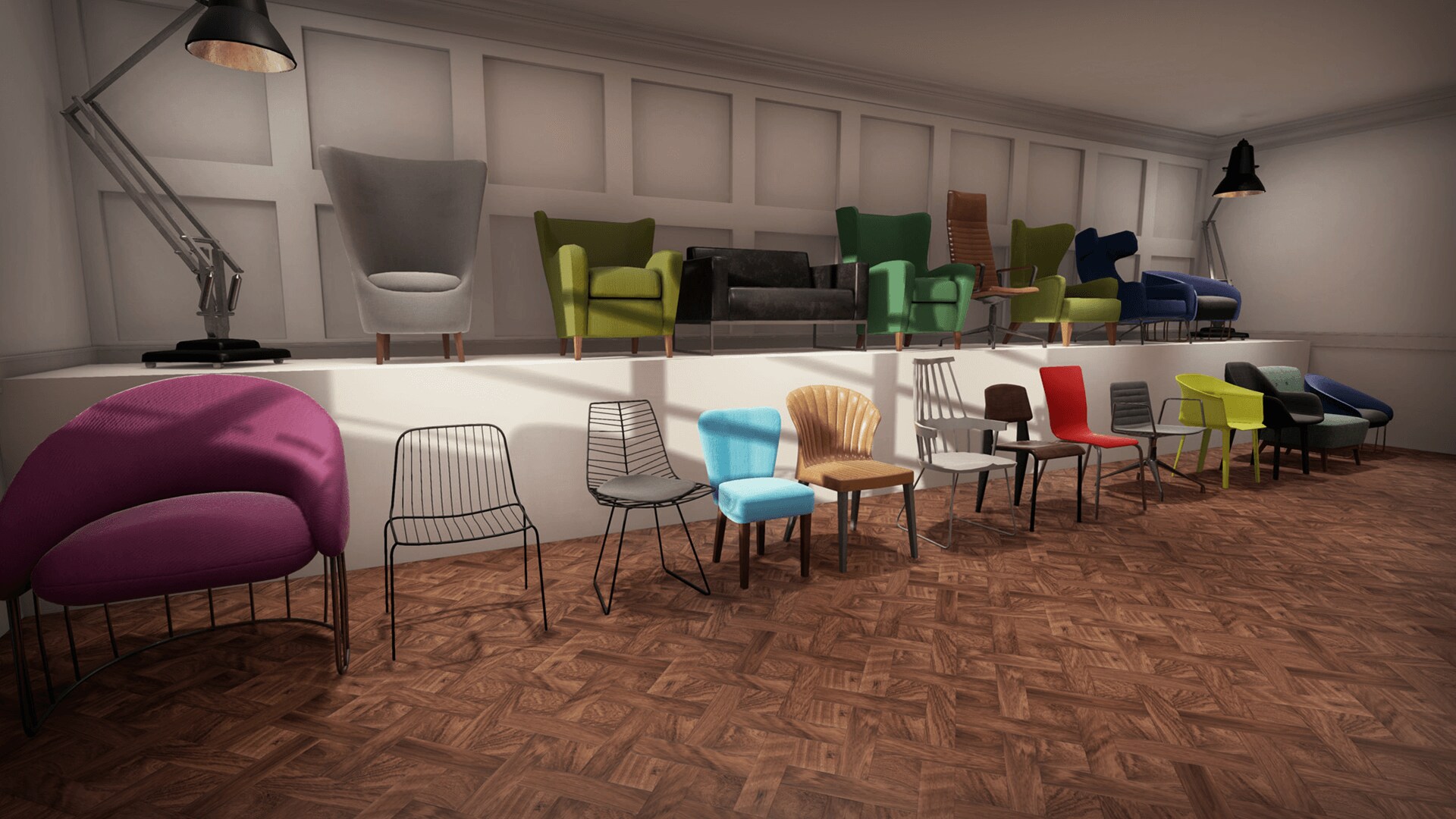 Seating Collection LP VR in Architectural Visualization - UE Marketplace