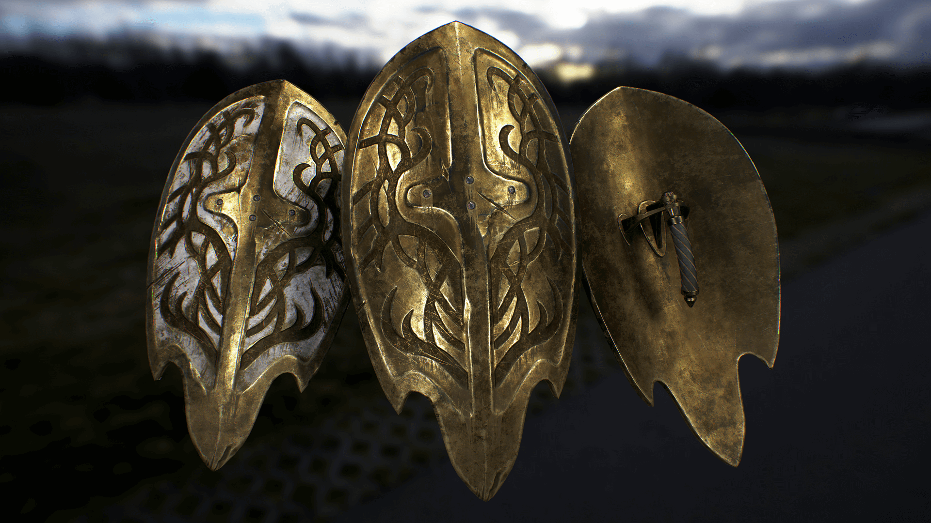 Fantasy Shield 5 Pack by Elliot Sharp in Props - UE4 Marketplace