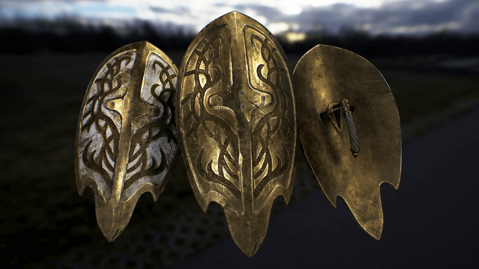 Fantasy Shield 5 Pack in Props - UE Marketplace