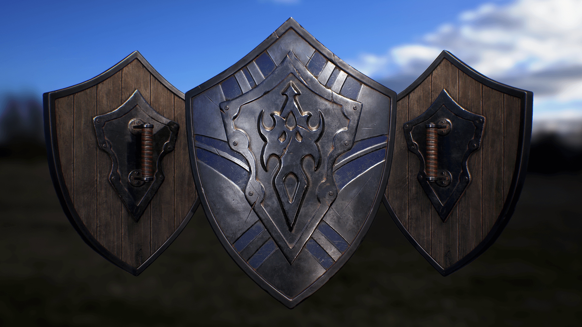 Fantasy Shield 5 Pack in Props - UE Marketplace