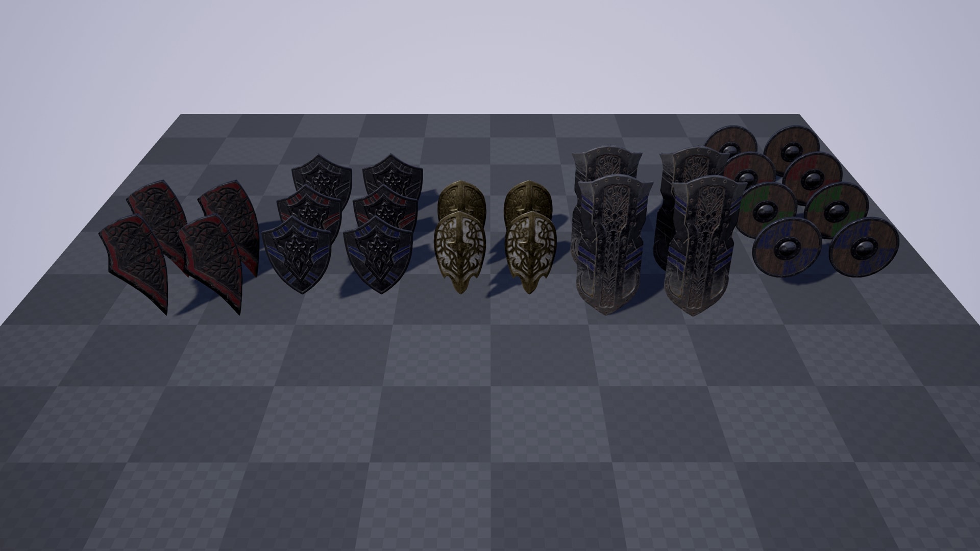 Fantasy Shield 5 Pack in Props - UE Marketplace