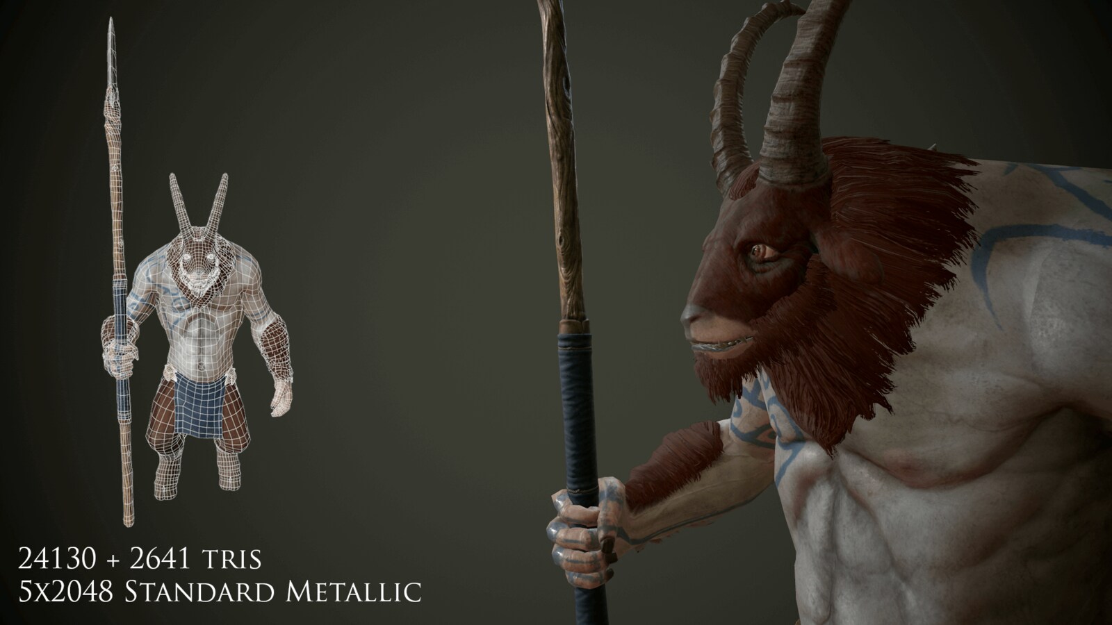 Faun Warrior in Characters - UE Marketplace