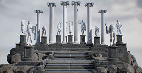 Greek Statue Pack in Props - UE Marketplace