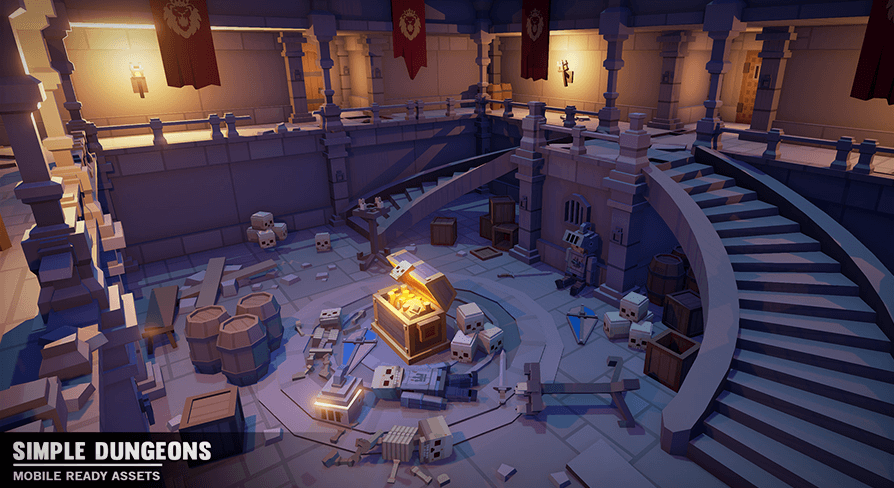 Simple Dungeons in Environments - UE Marketplace