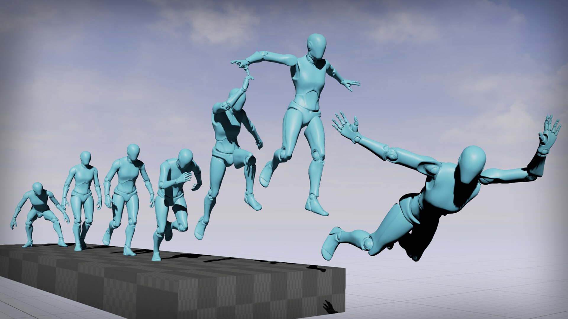 Realistic Female Player Anims in Animations - UE Marketplace