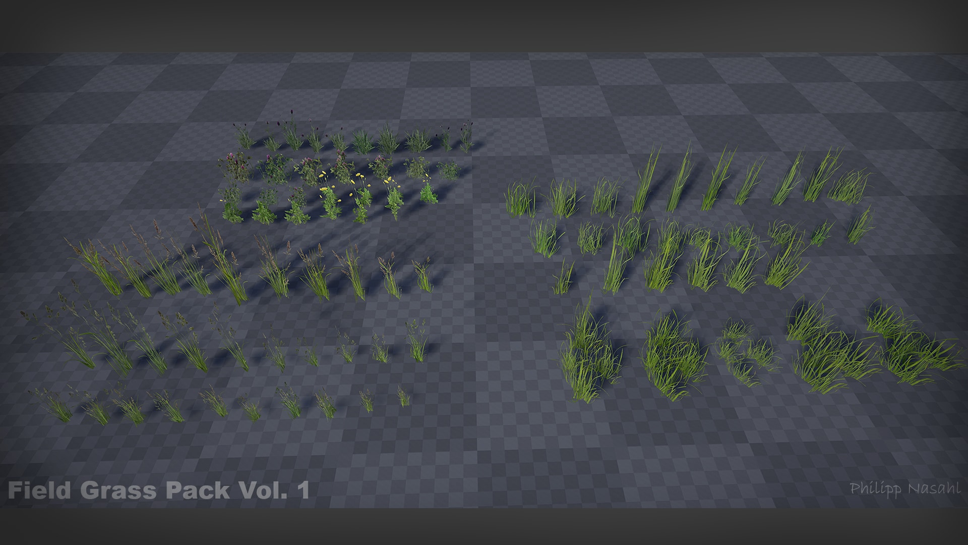 Field Grass Package Vol. 1 in Props - UE Marketplace