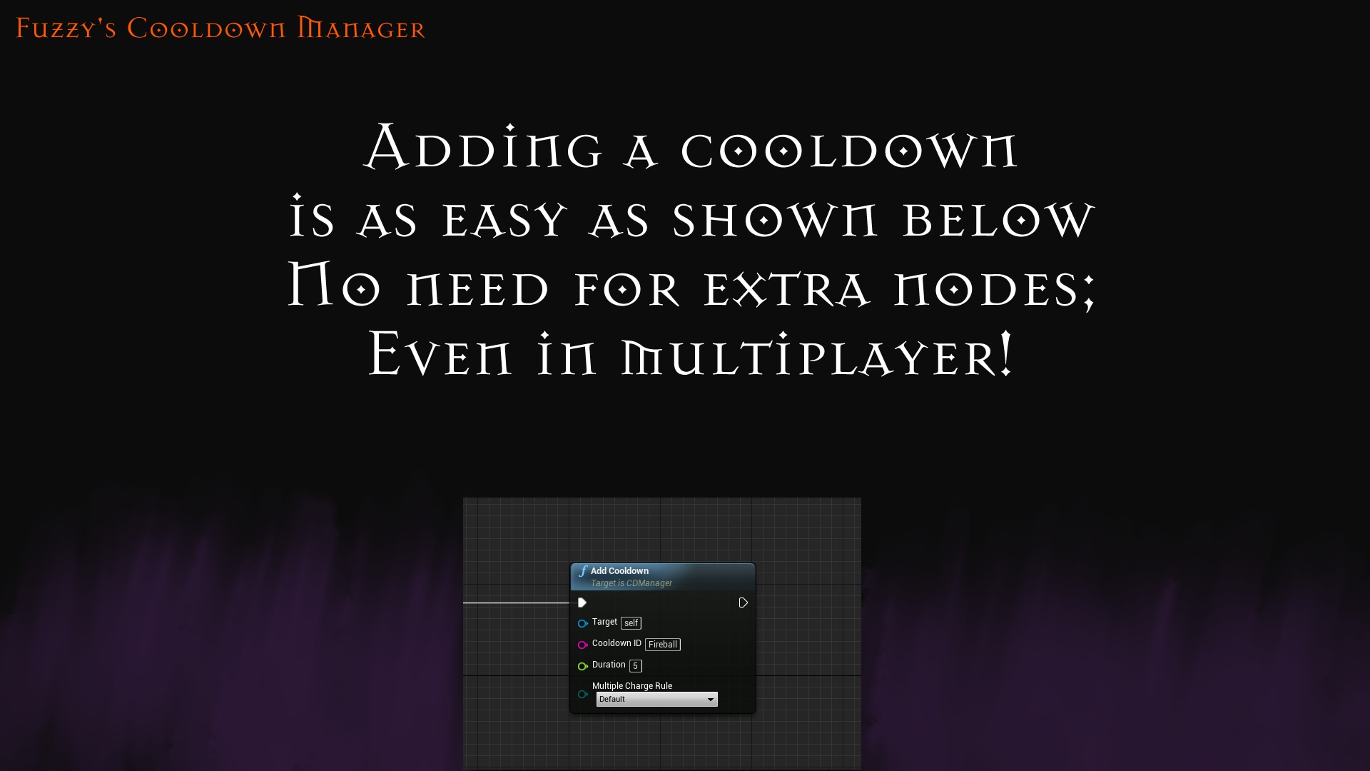 Fuzzys Cooldown Manager in Code Plugins - UE Marketplace