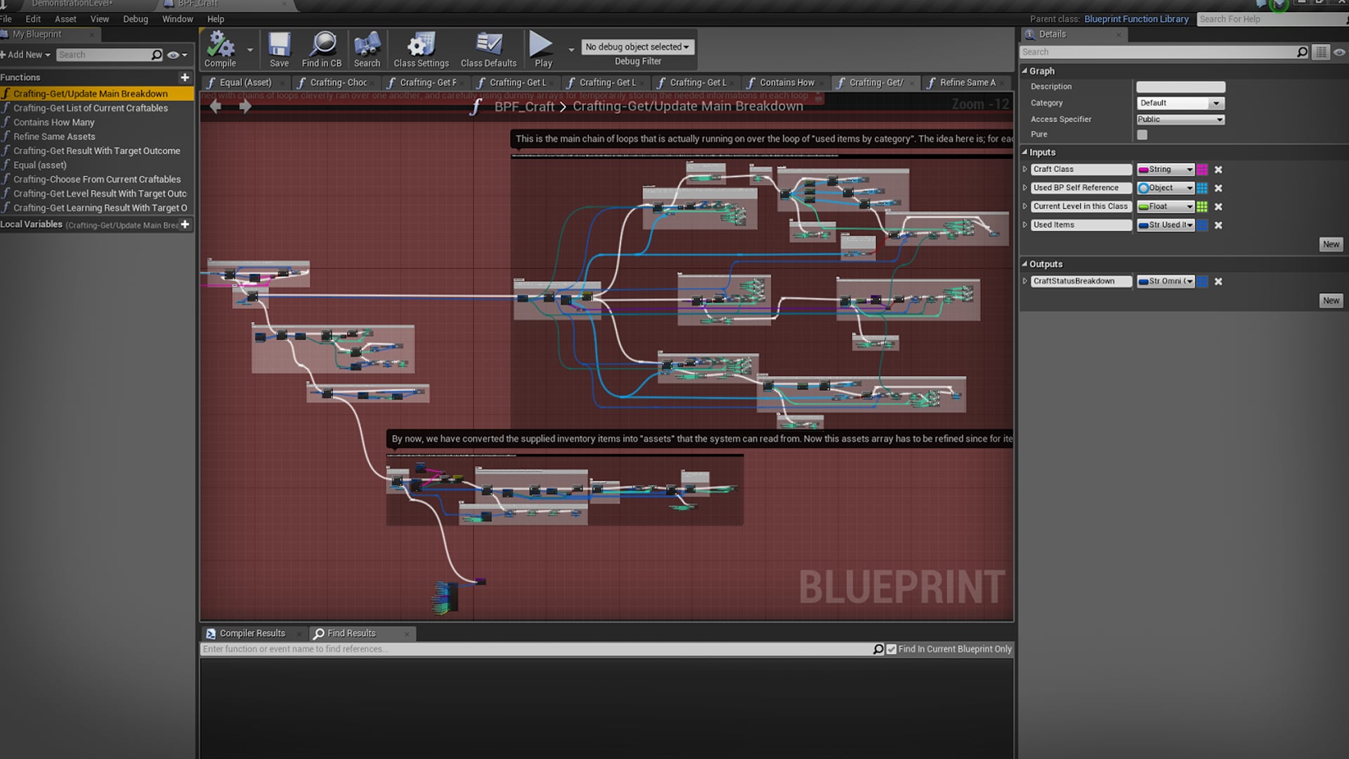 Generic Crafting System in Blueprints - UE Marketplace