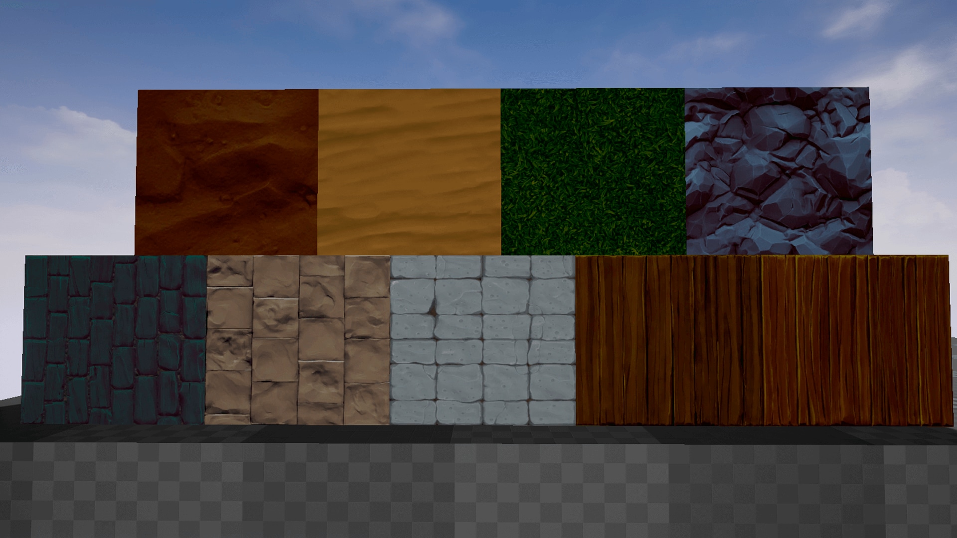 Hand Painted Tiled Textures in Textures - UE Marketplace