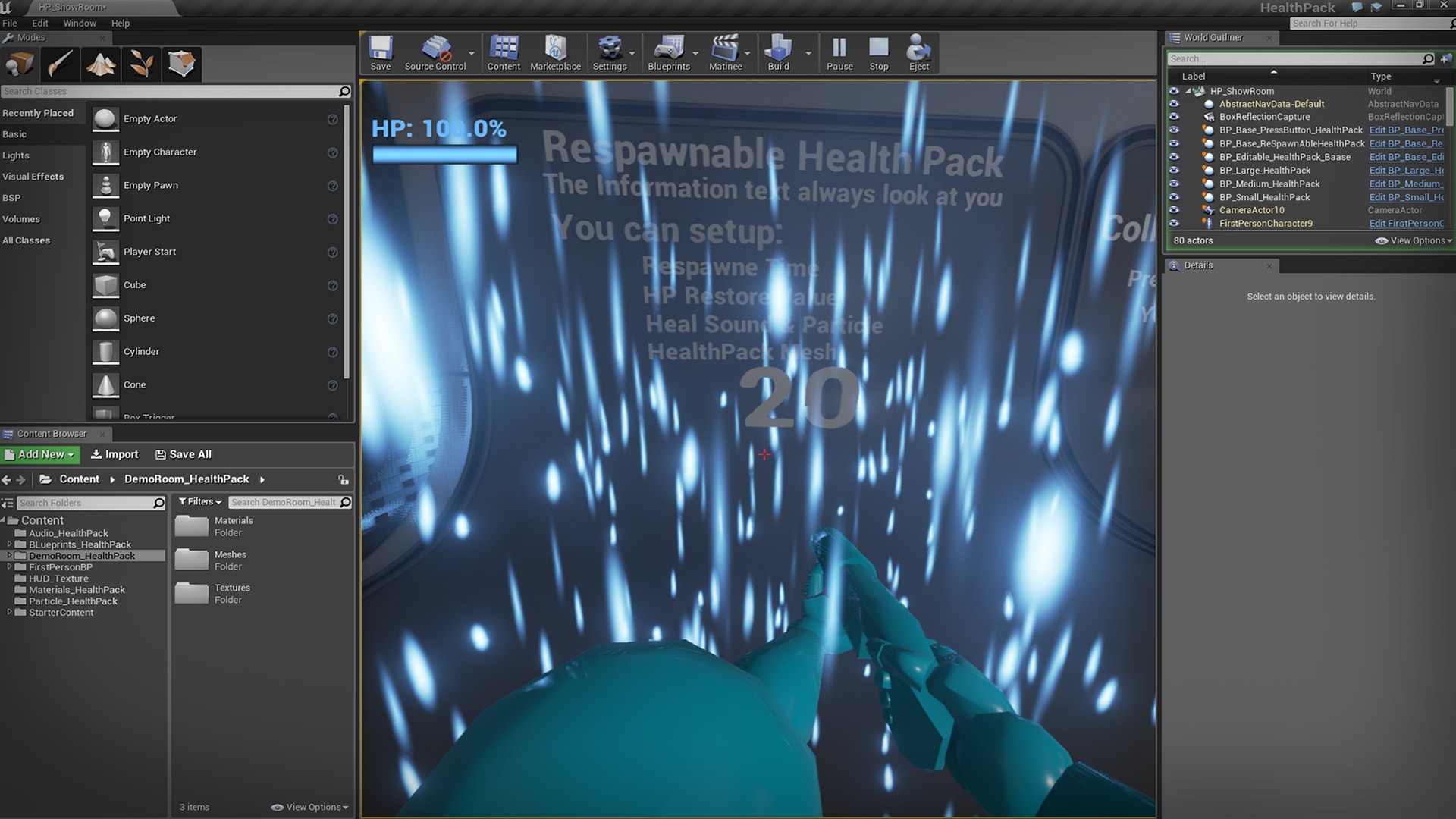 Complete HealPack System in Blueprints - UE Marketplace