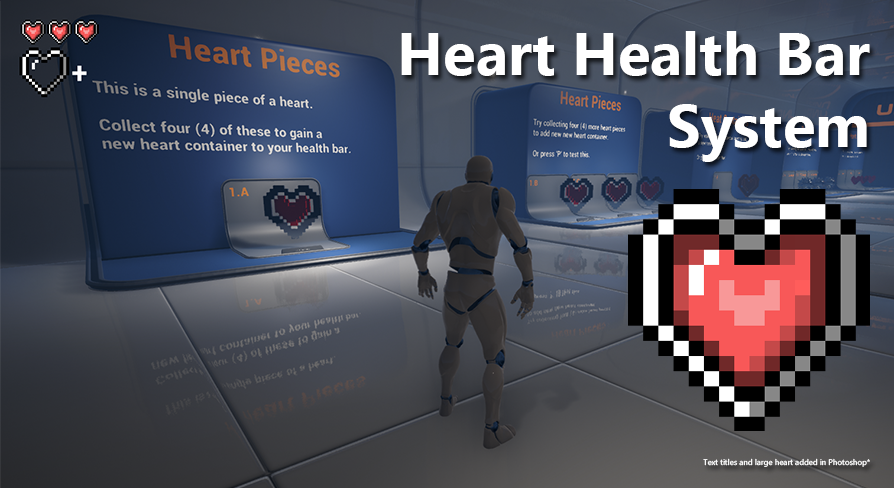 Heart Health Bar in Blueprints - UE Marketplace