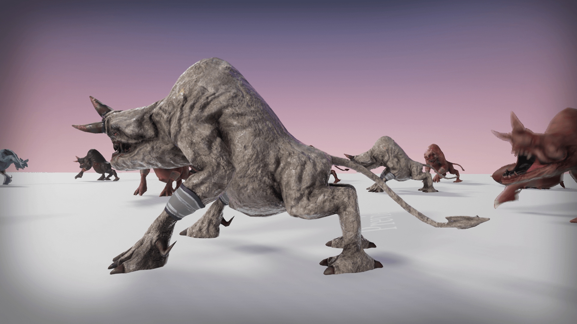 Horned Monster in Characters - UE Marketplace