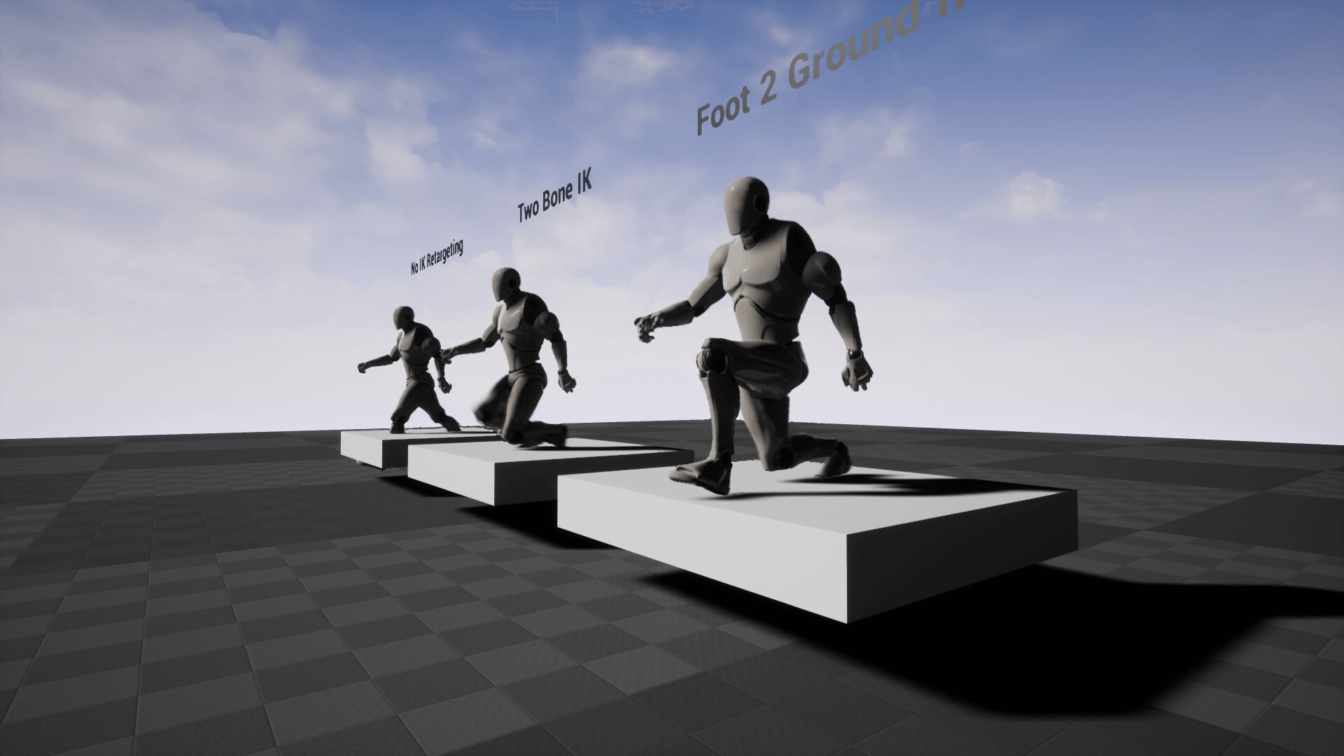 在代码插件创建的ik Foot 2 Ground Plugin 虚幻引擎商城