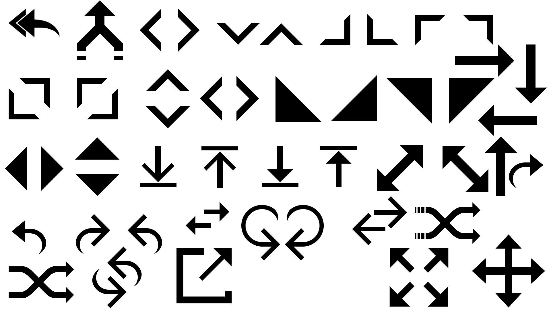 Icon Pack: Arrows in 2D Assets - UE Marketplace