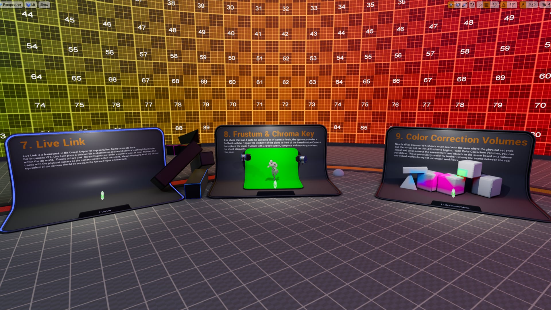 In Camera Vfx Example In Ue Feature Samples Ue Marketplace
