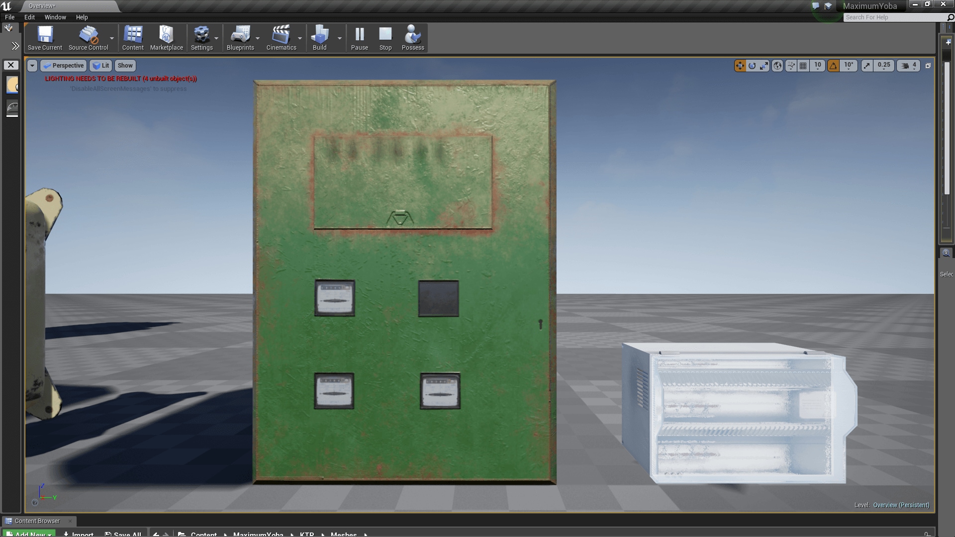 Interactive Fusebox in Props - UE Marketplace