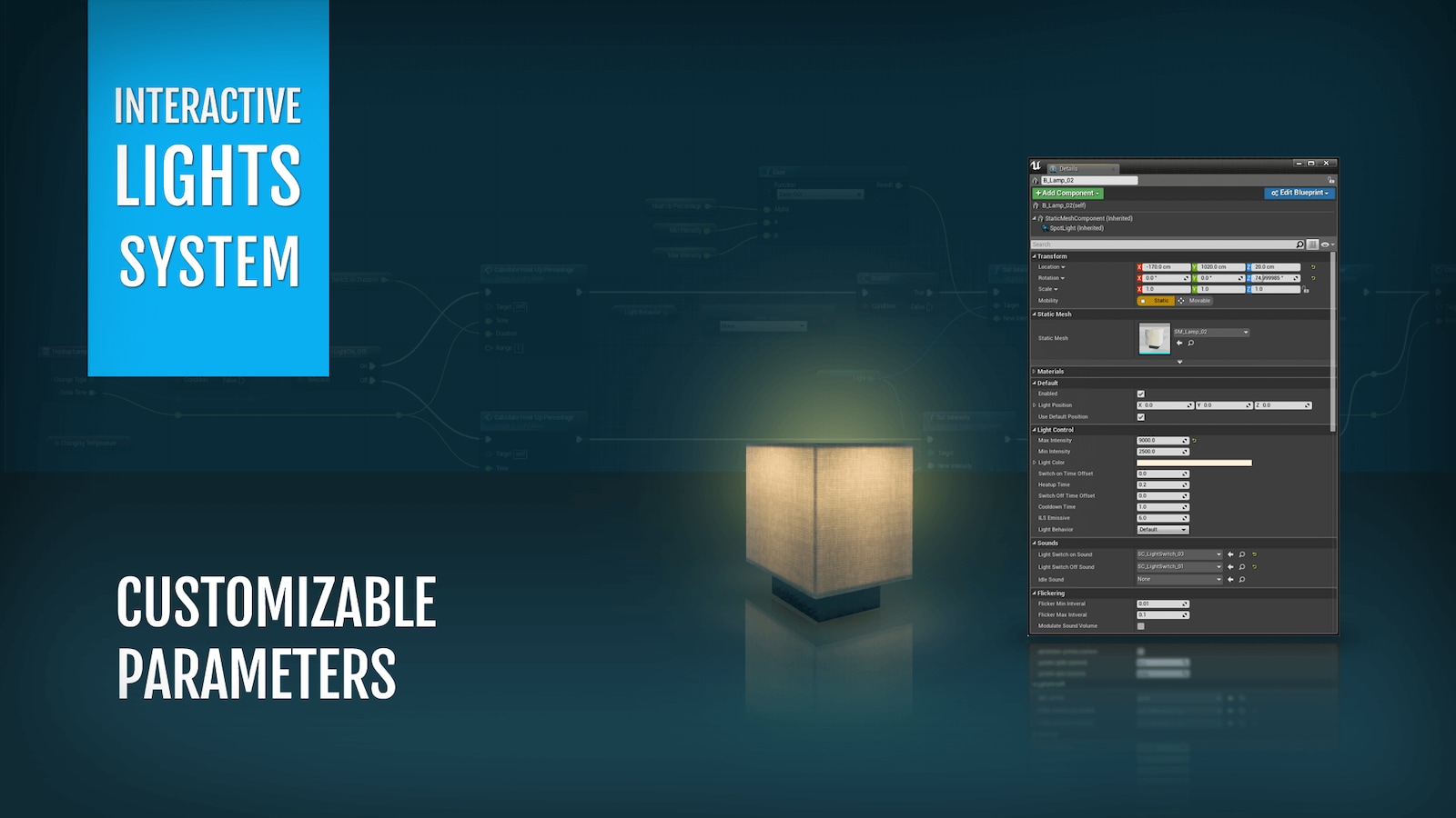 Interactive Lights System in Blueprints - UE Marketplace