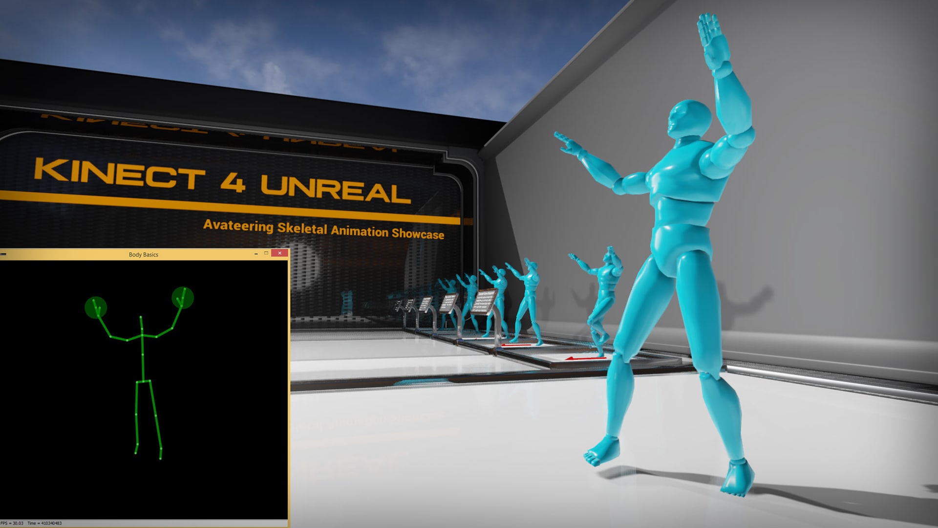 Kinect 4 Unreal Example Levels in Blueprints - UE Marketplace