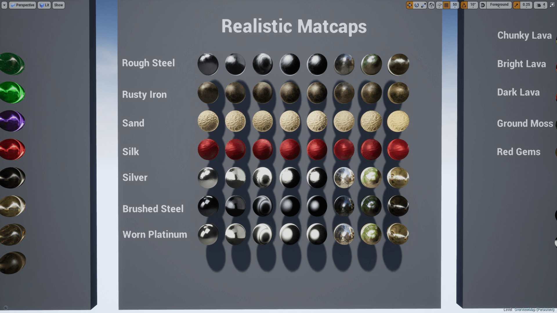 Knobbys MatCaps by Knobbynobbes in Materials - UE4 Marketplace
