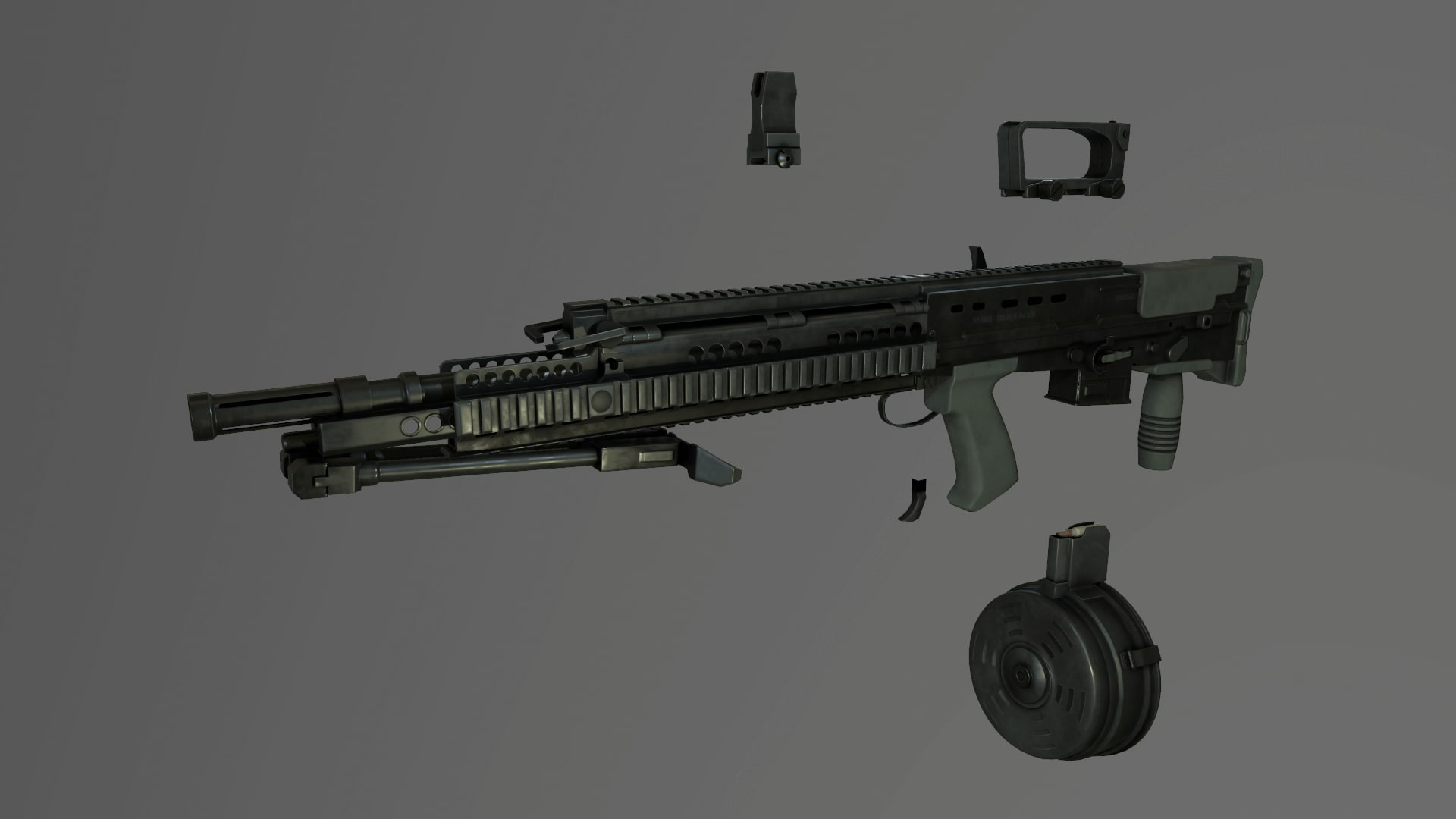 Animated L86 Light Machine Gun Weapon Pack in Weapons - UE Marketplace