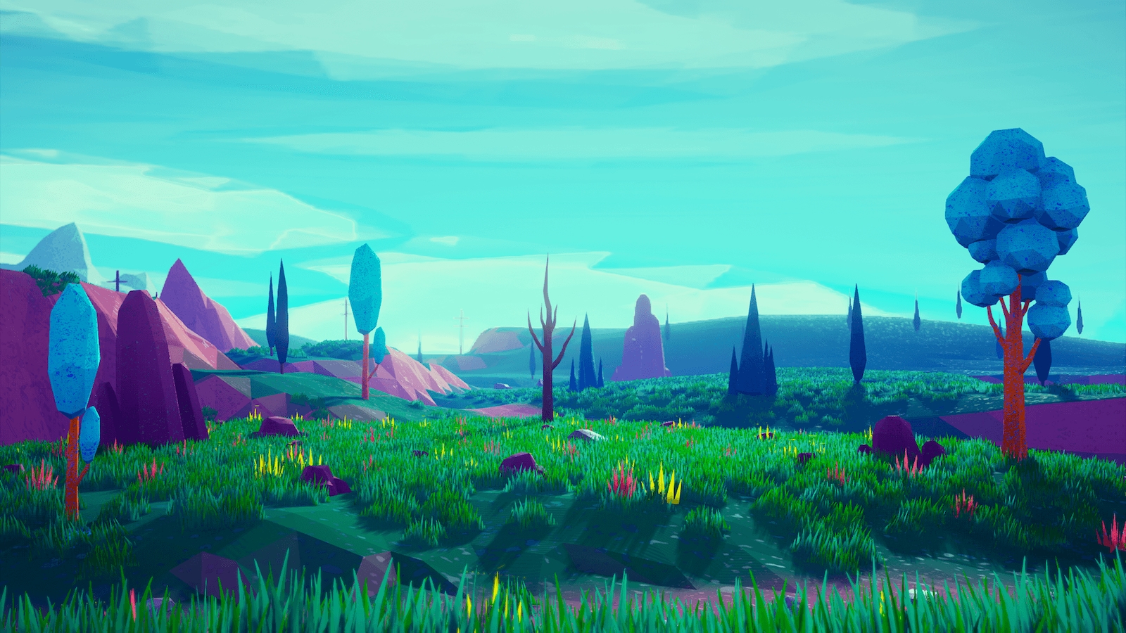 Low Poly Stylized Environment in Environments - UE Marketplace