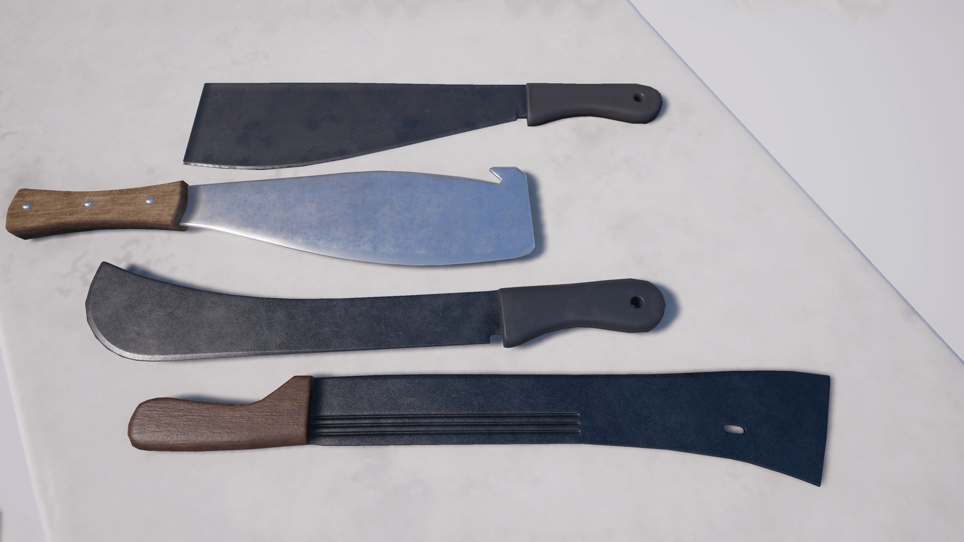 Machete Styles by Erhan Yilmaz in Weapons - UE4 Marketplace