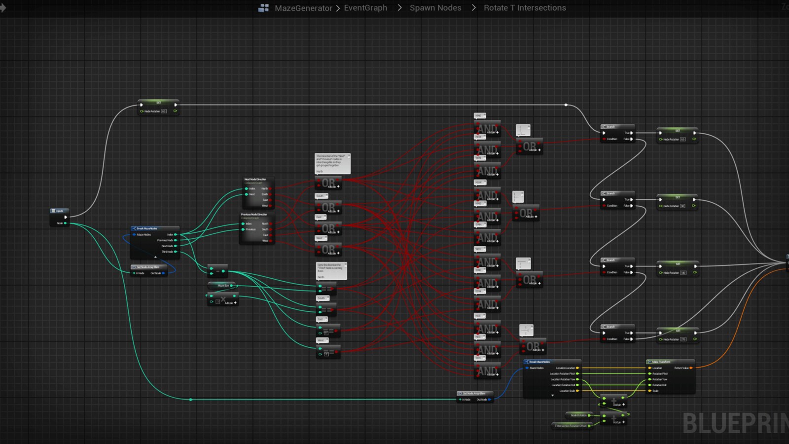 The Maze Generator in Blueprints - UE Marketplace