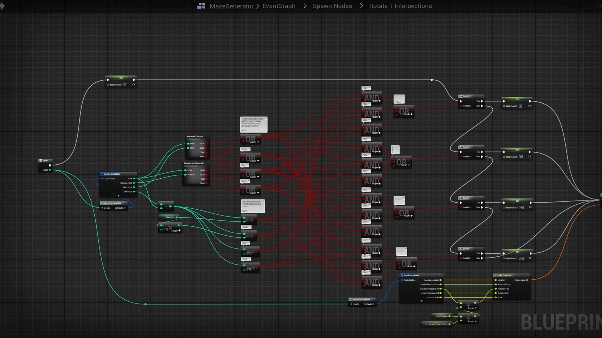 The Maze Generator in Blueprints - UE Marketplace