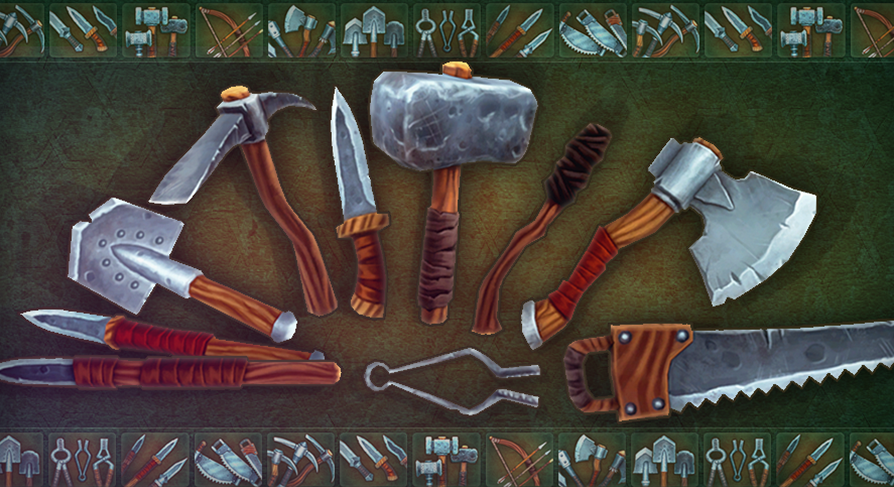 Medieval Tools, 카테고리 소품 - UE 마켓플레이스
