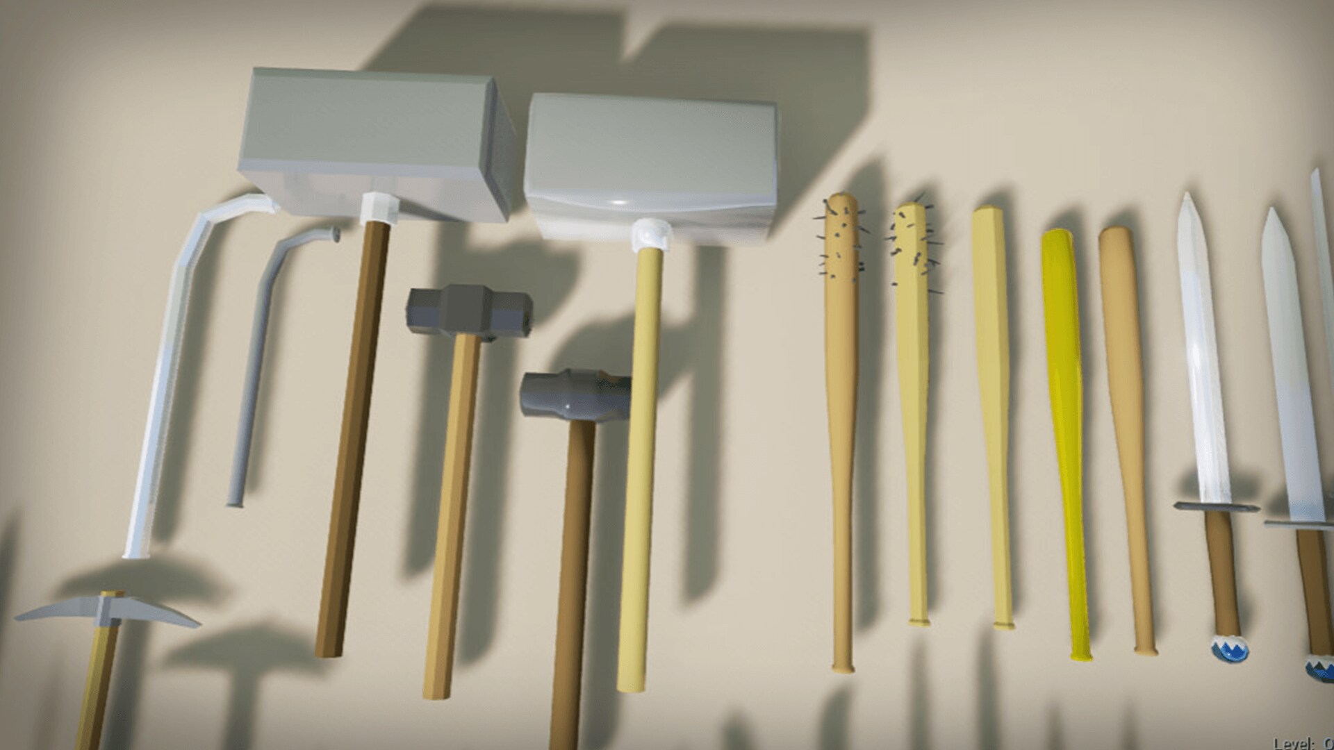 Low Poly Melee Weapons Pack By Artem in Weapons - UE Marketplace