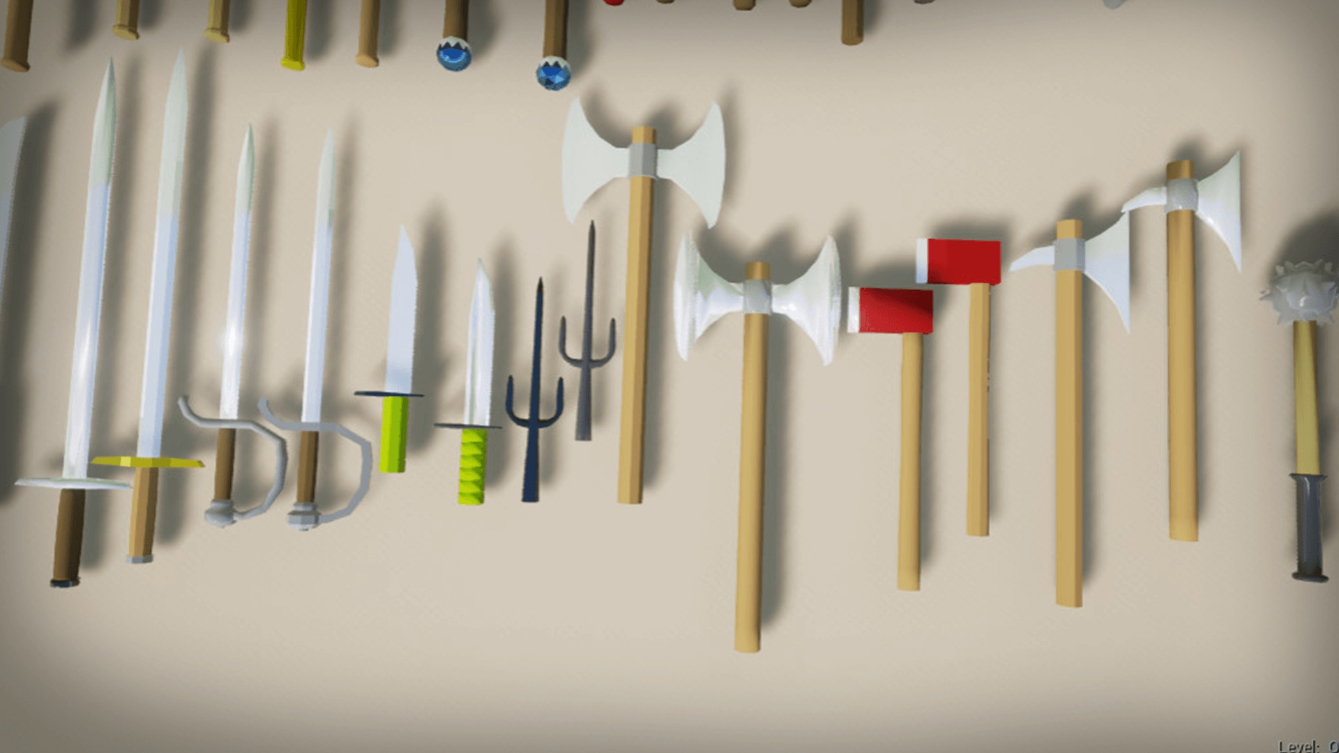 Low Poly Melee Weapons Pack By Artem in Weapons - UE Marketplace