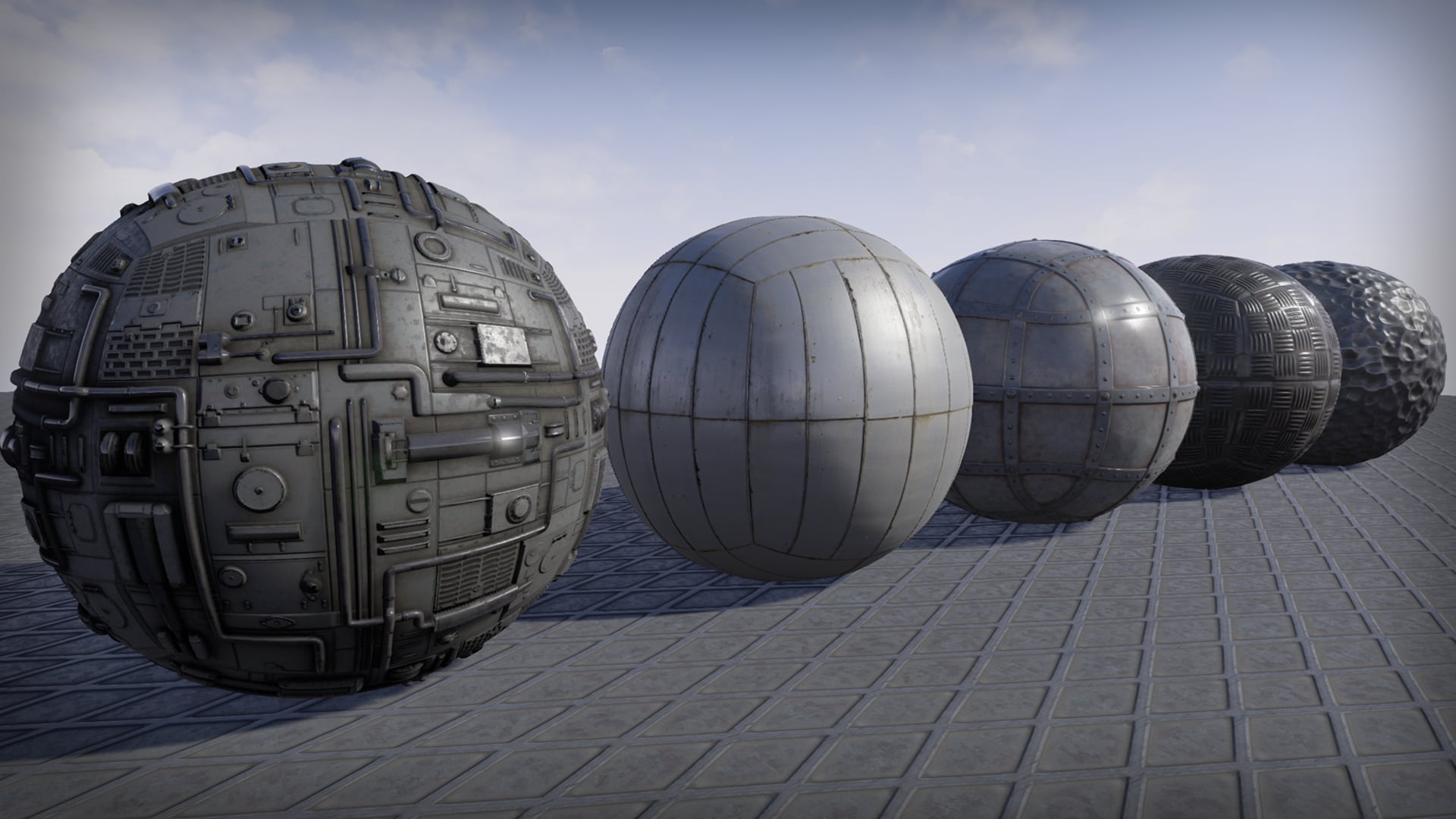 20 Metallic Textures in Materials - UE Marketplace