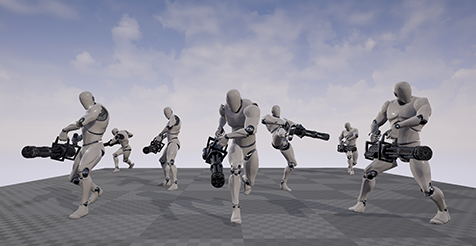 Minigun Animset Pro in Animations - UE Marketplace