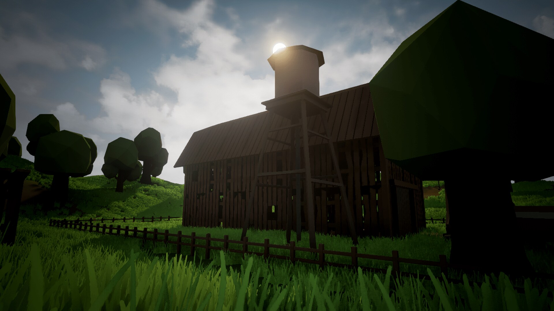 Modular Building Barn, 카테고리 배경 - UE 마켓플레이스