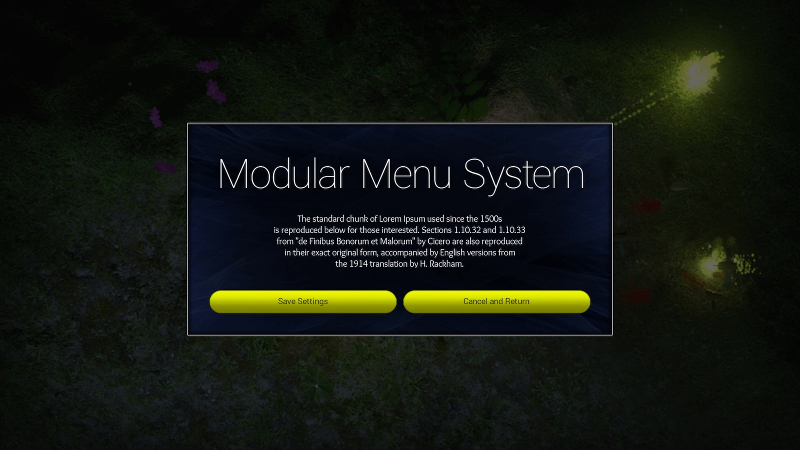 Modular Menu System in Blueprints - UE Marketplace
