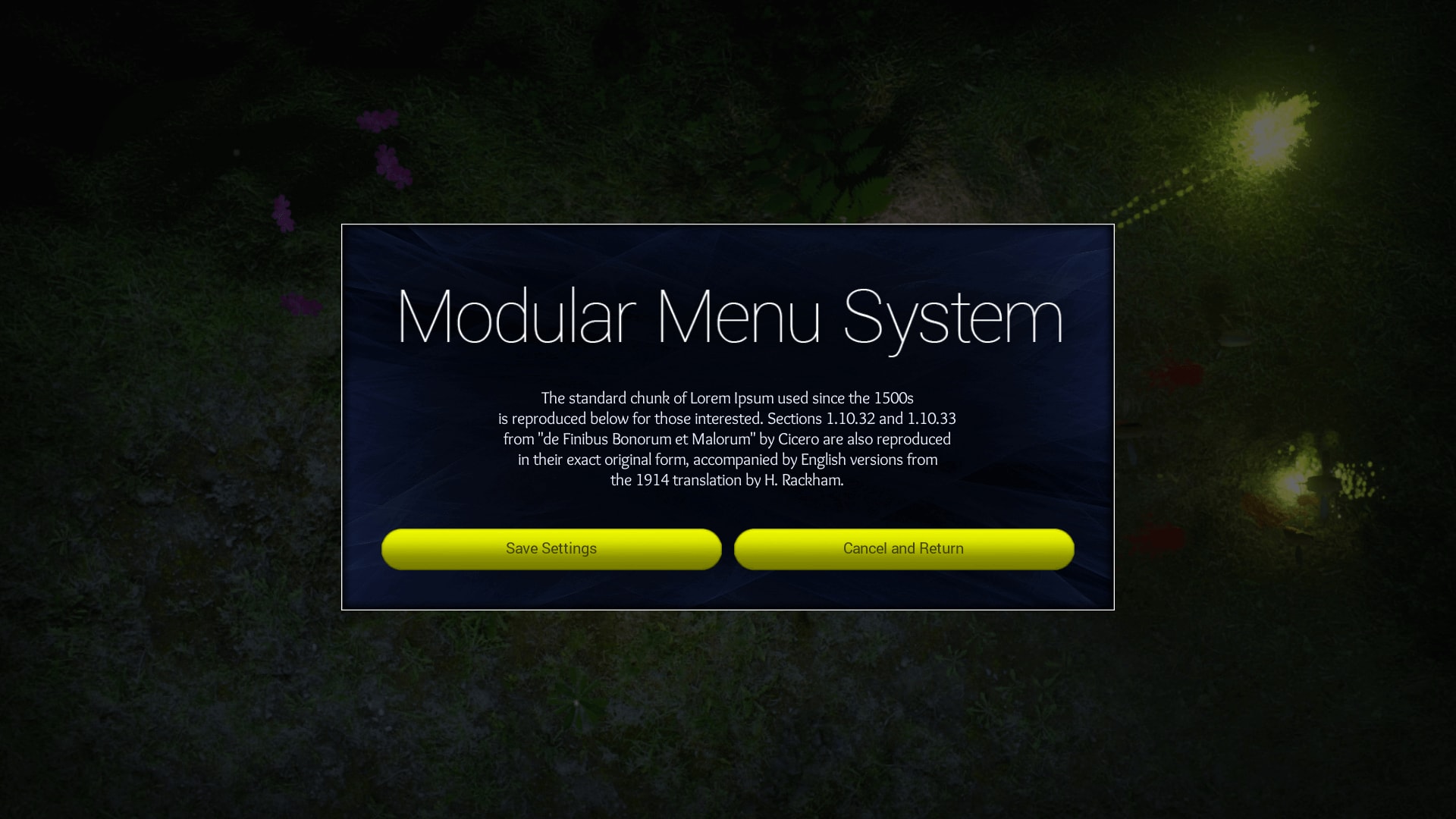 Modular Menu System in Blueprints - UE Marketplace