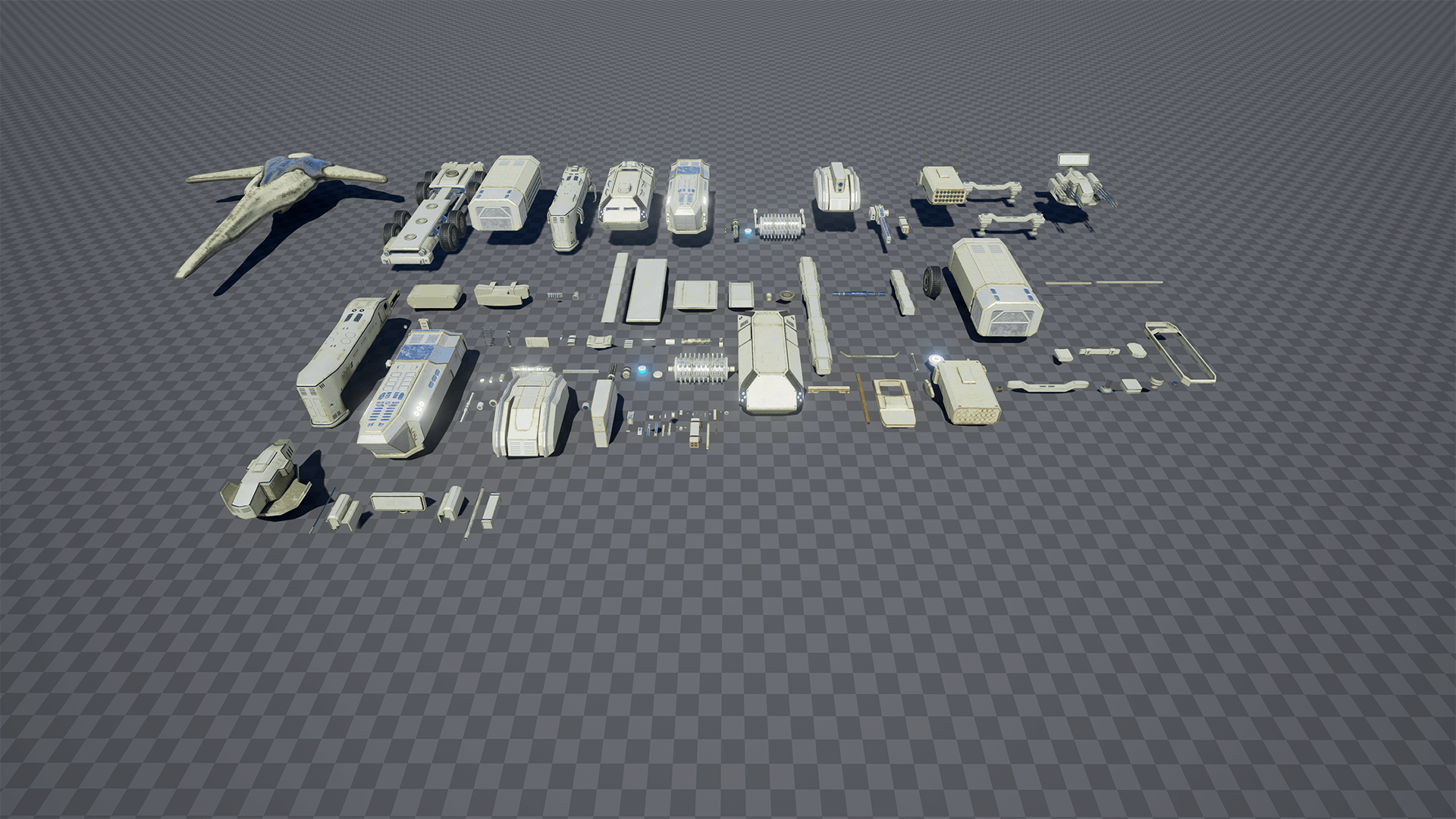 Modular Vehicle in Blueprints - UE Marketplace