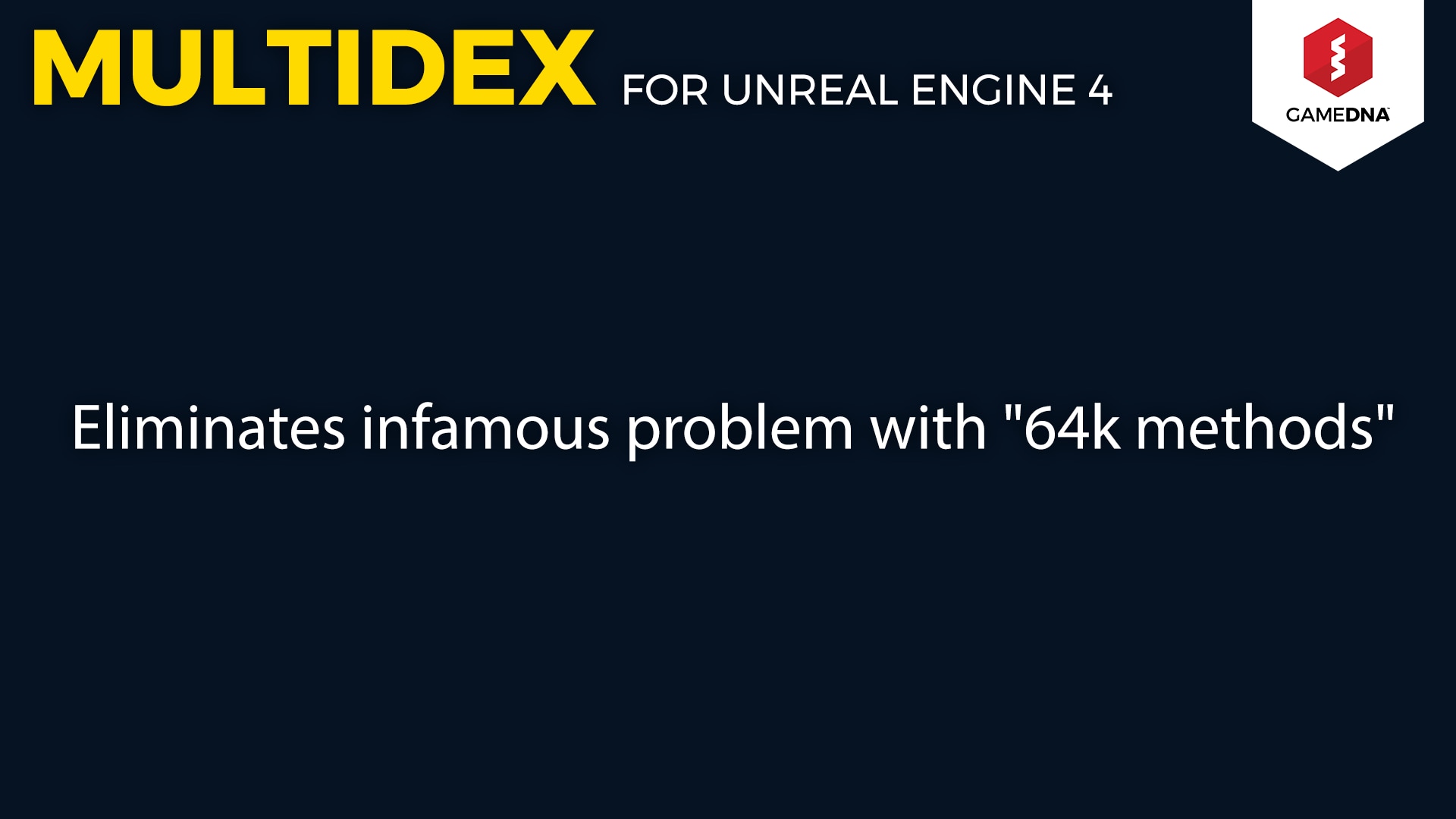 MultiDex in Code Plugins - UE Marketplace