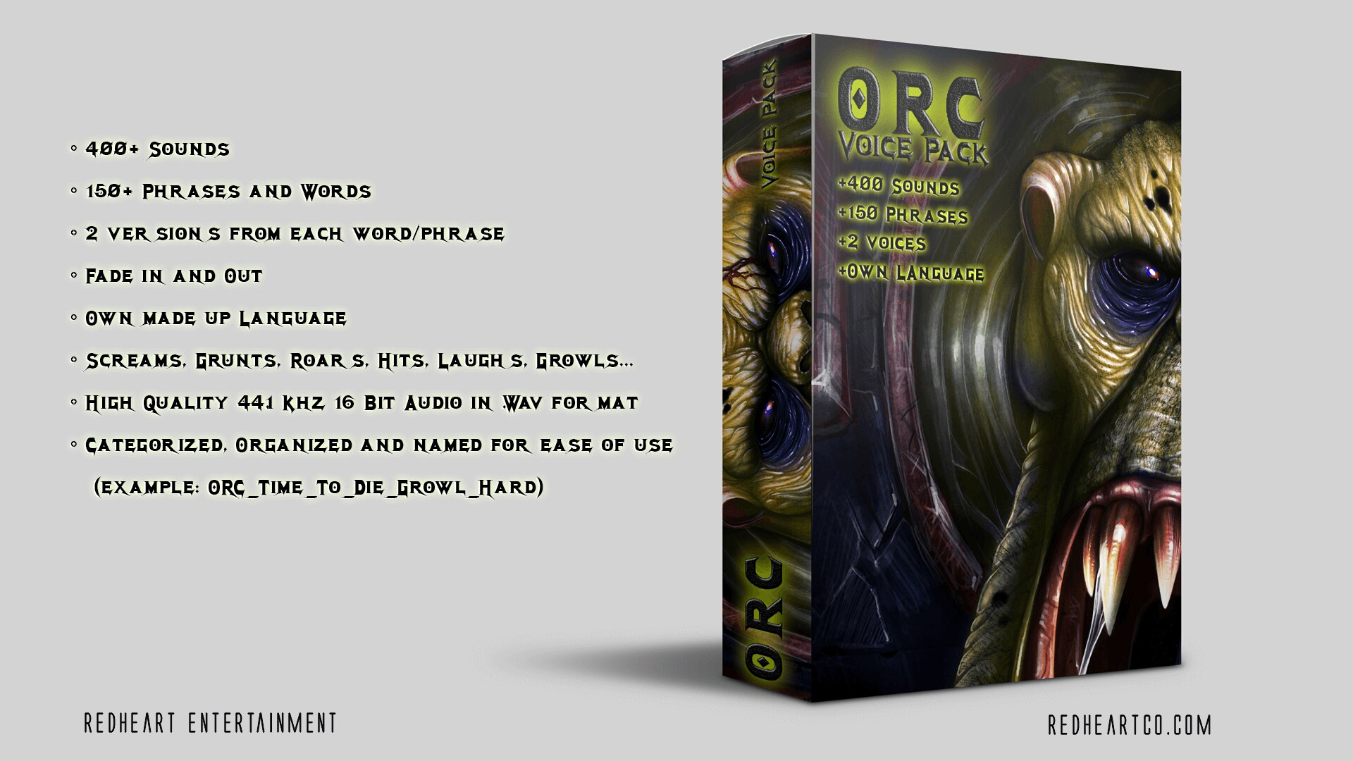 Orc Voice Pack in Sound Effects - UE Marketplace