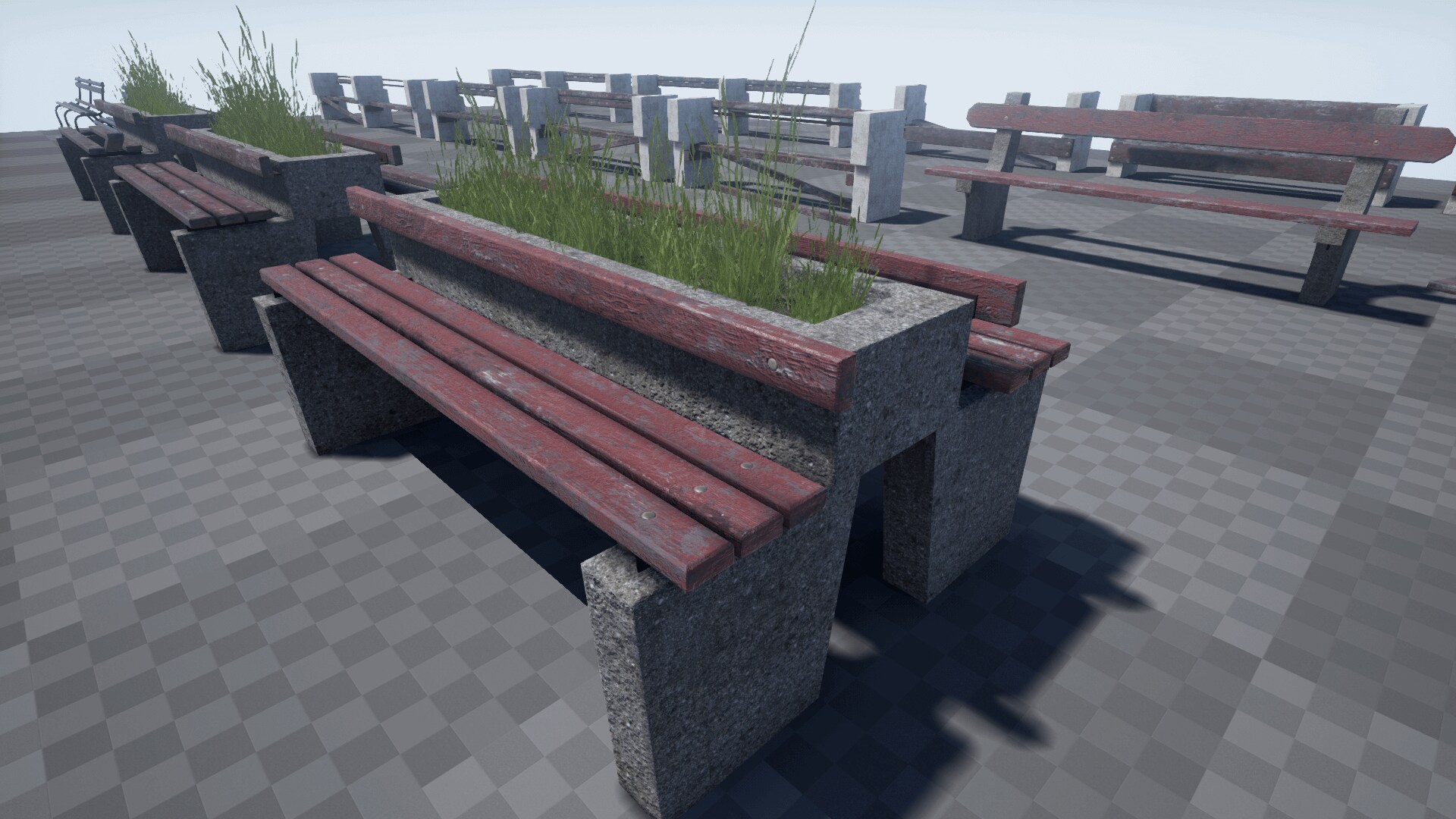 Old Bench Pack, 카테고리 소품 - UE 마켓플레이스