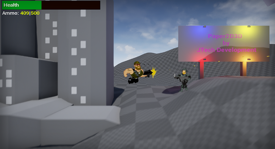 Paper 2D in 3D in Blueprints - UE Marketplace