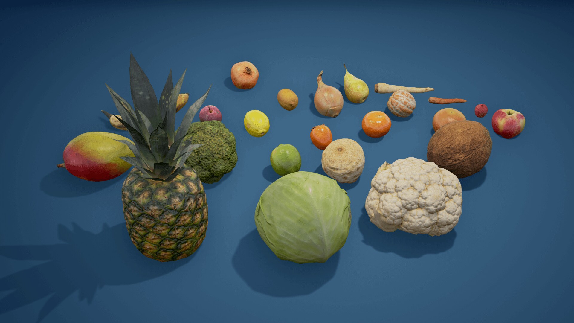 Photoscanned Fruits and Vegetables in Props - UE Marketplace