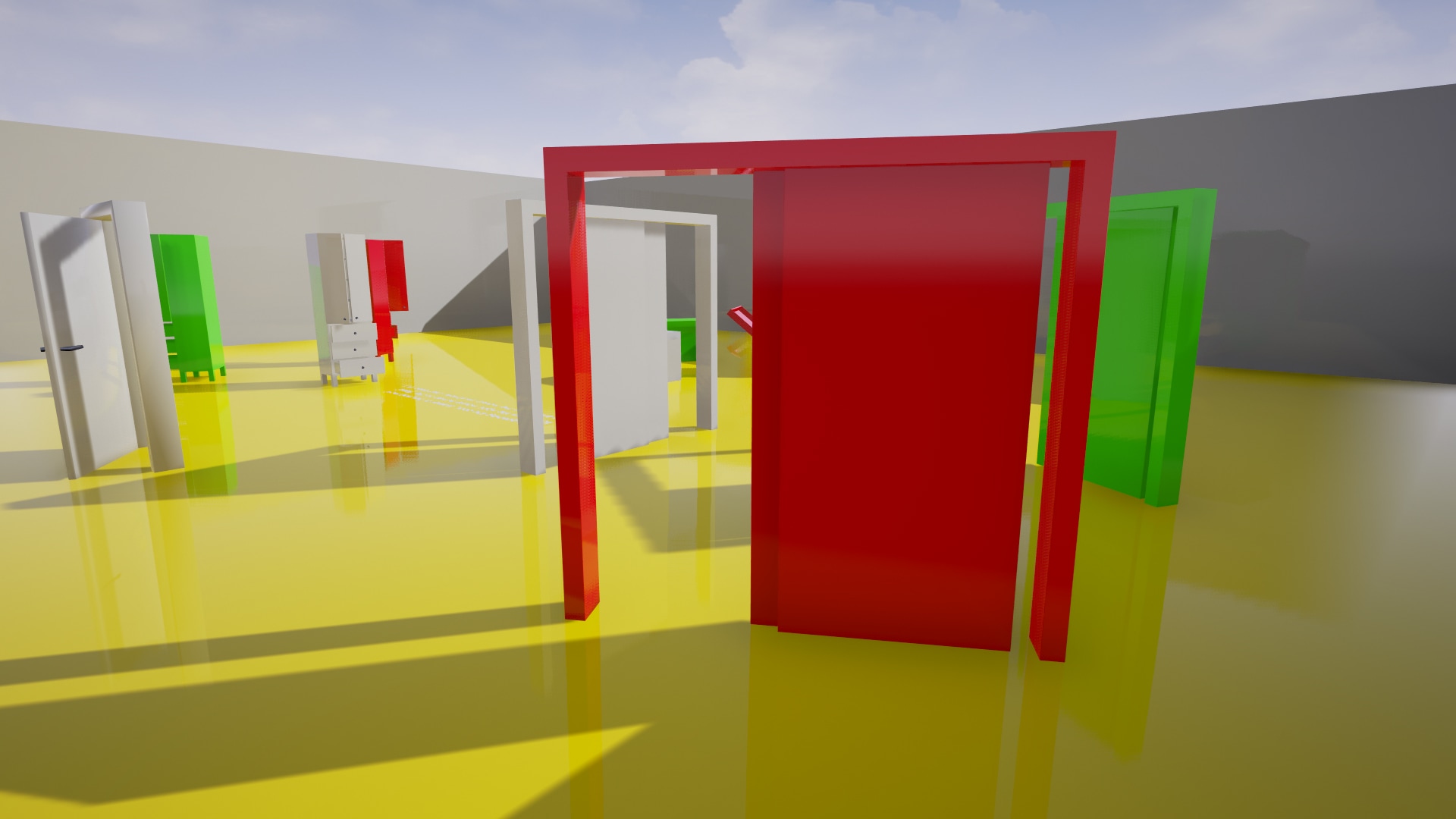Interactable Physical Door in Blueprints - UE Marketplace